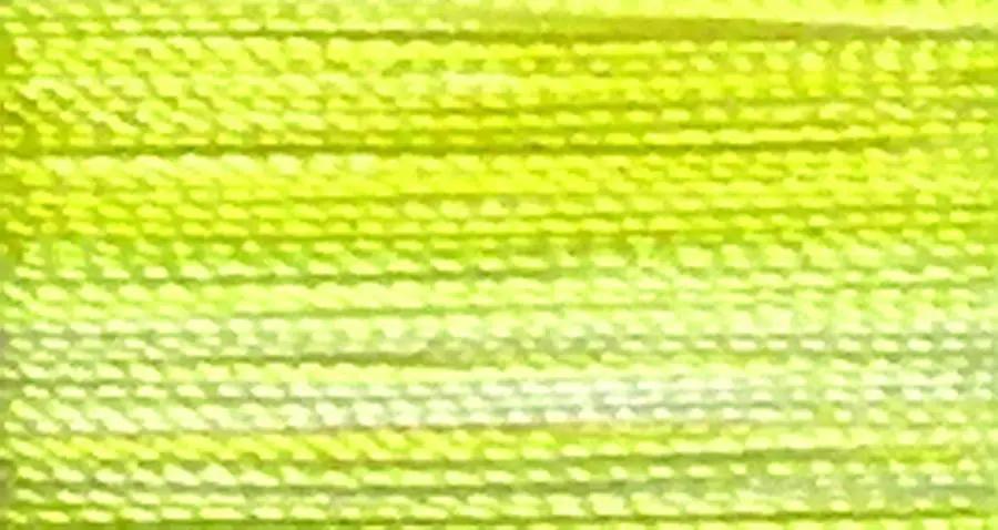 V53 - Floriani Variegated Embroidery Thread, Yellow Stripe, 1,100yd sp