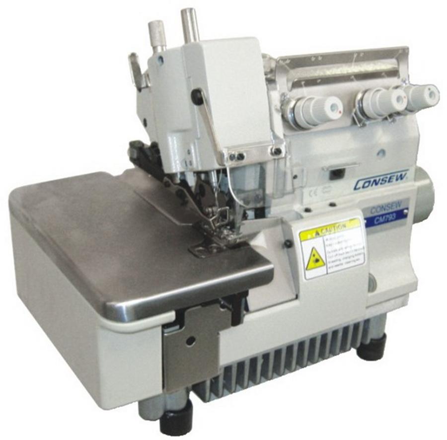 Consew CM793 - 2 Single Needle, 3 Thread Overlock with Assembled Table