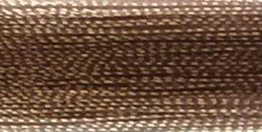 V78 - Floriani Variegated Embroidery Thread, Brown Stripe, 1,100yd spo