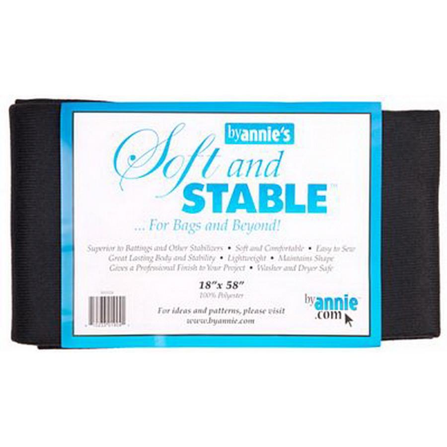 Soft & Stable 18inx58in Black